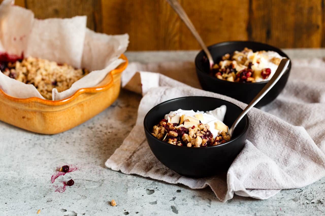 Mixed Berry & Bran Fruit Crisp - Improve Your Fiber