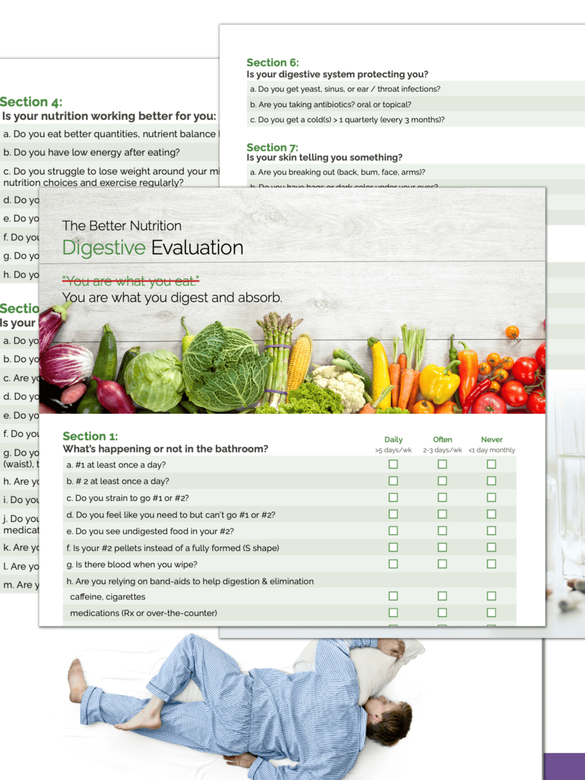 Download the Digestive Evaluation : The Better Nutrition Program
