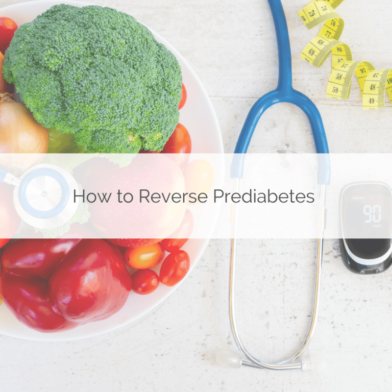 How to Reverse Prediabetes : The Better Nutrition Program